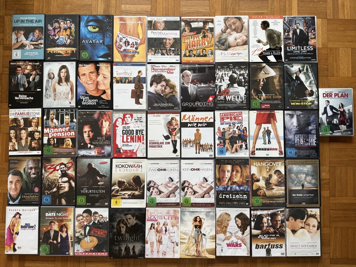 DVD & Blu-Ray Sammlung (58 Filme) (Gebraucht) in Walchwil für CHF 1 ...