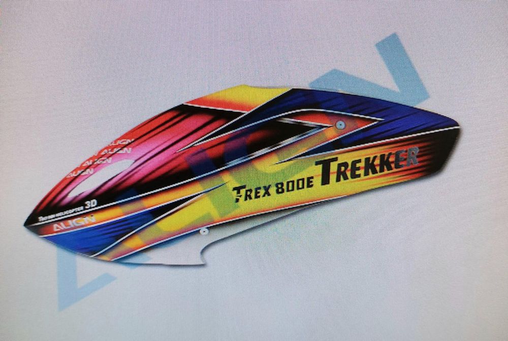 HC8002T Align T-REX 800E Painted Canopy (Neu und originalverpackt) in ...