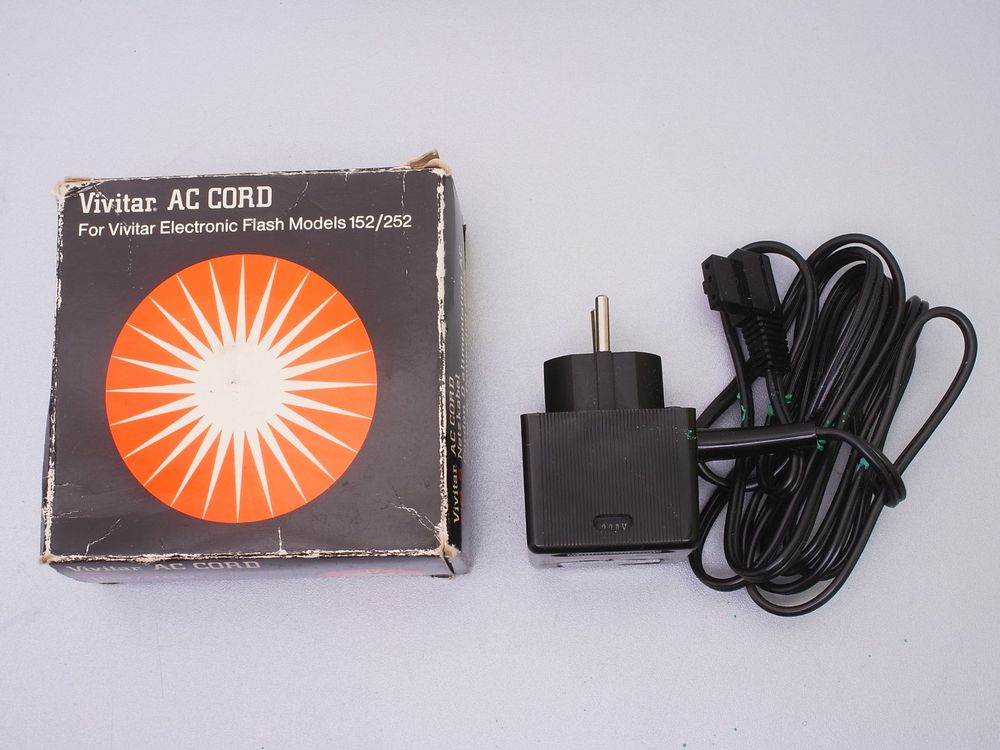 Netzgerät für Vivitar 152 / 252 Blitz Neu OVP #v3 (Neu (gemäss ...
