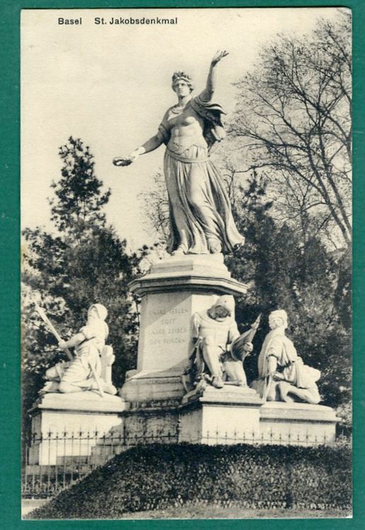 Basel, St. Jakobsdenkmal, 1912 (Gebraucht) in Sargans für CHF 1 – mit Lieferung auf Ricardo kaufen