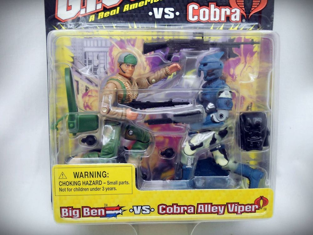 GI JOE BIG BEN VS. COBRA ALLEY VIPER BLU HASBRO 2002 USA (Neu und ...