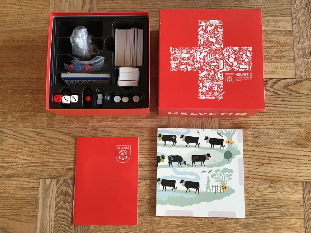 Helvetiq Brettspiel, das Familienspiel, wurde nur ausgepackt (Neu ...