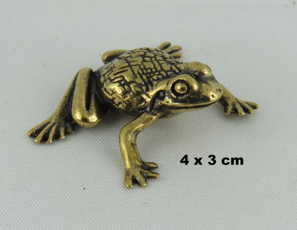 FROSCH - Messing Figur - 4x3cm - Neu (Neu und originalverpackt) in ...