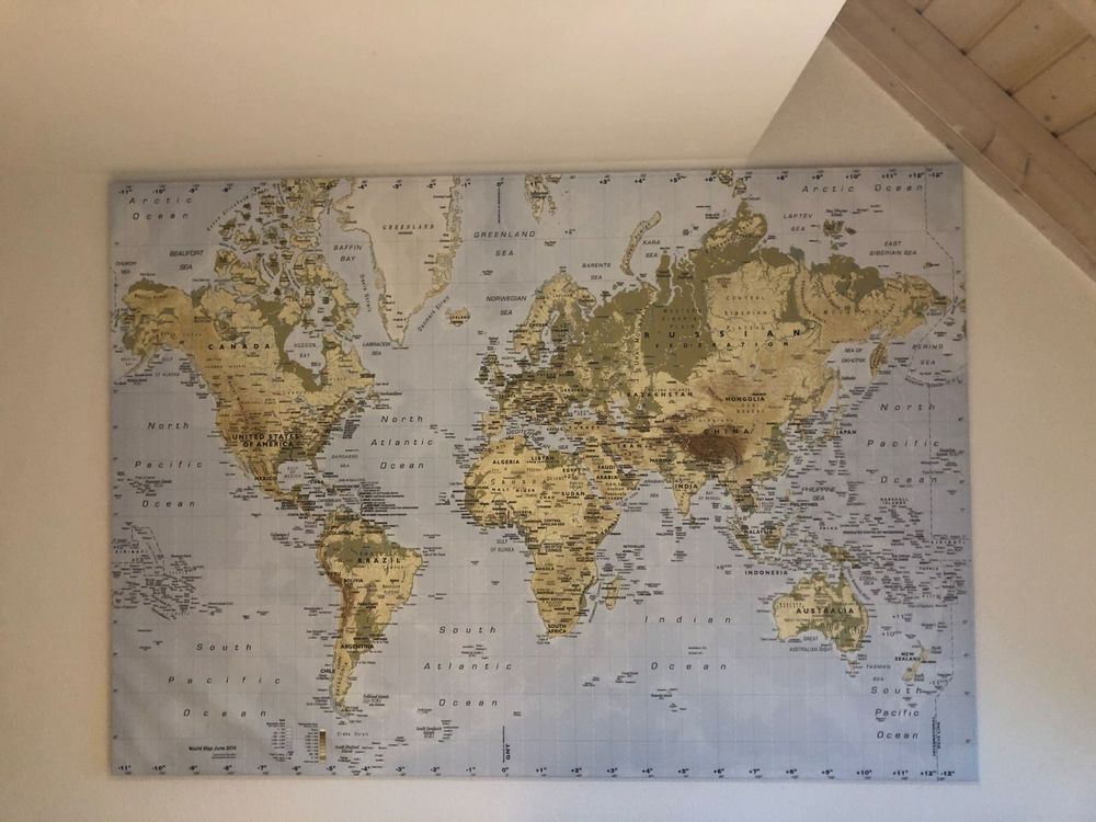 Bild / Weltkarte | Kaufen auf Ricardo