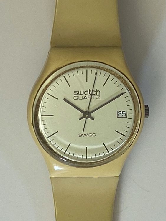 swatch🇨🇭Gent - 1983 - GT403 - 7-Loch Band (Gebraucht) in Pazzallo für CHF 65 – mit Lieferung auf ...