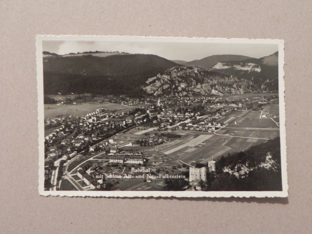 Karte Balsthal SO Solothurn Flugansicht Schloss 1940 (Gebraucht) in ...