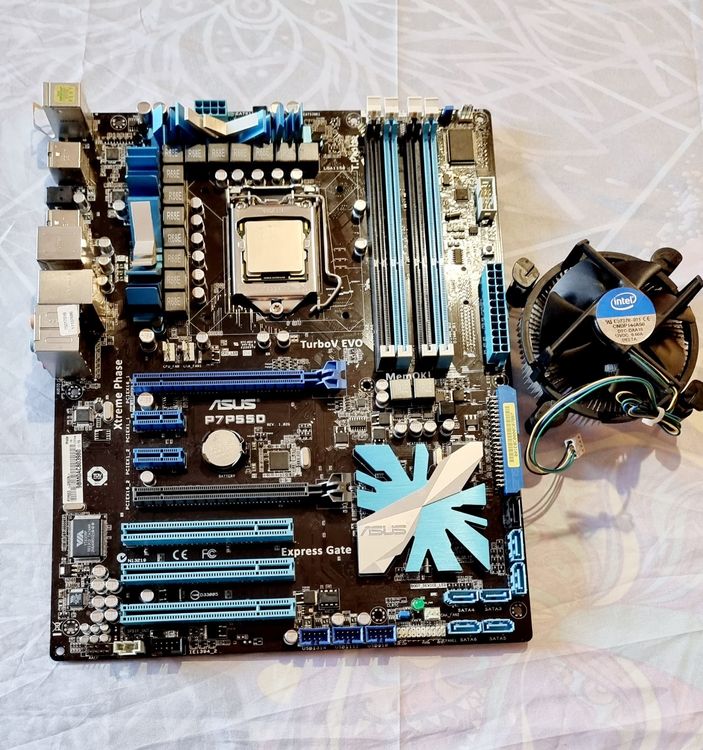 ASUS P7P55D Motherboard ( Mit Intel i5-661 CPU ) pc computer (Gebraucht) in Thusis für CHF 33 ...