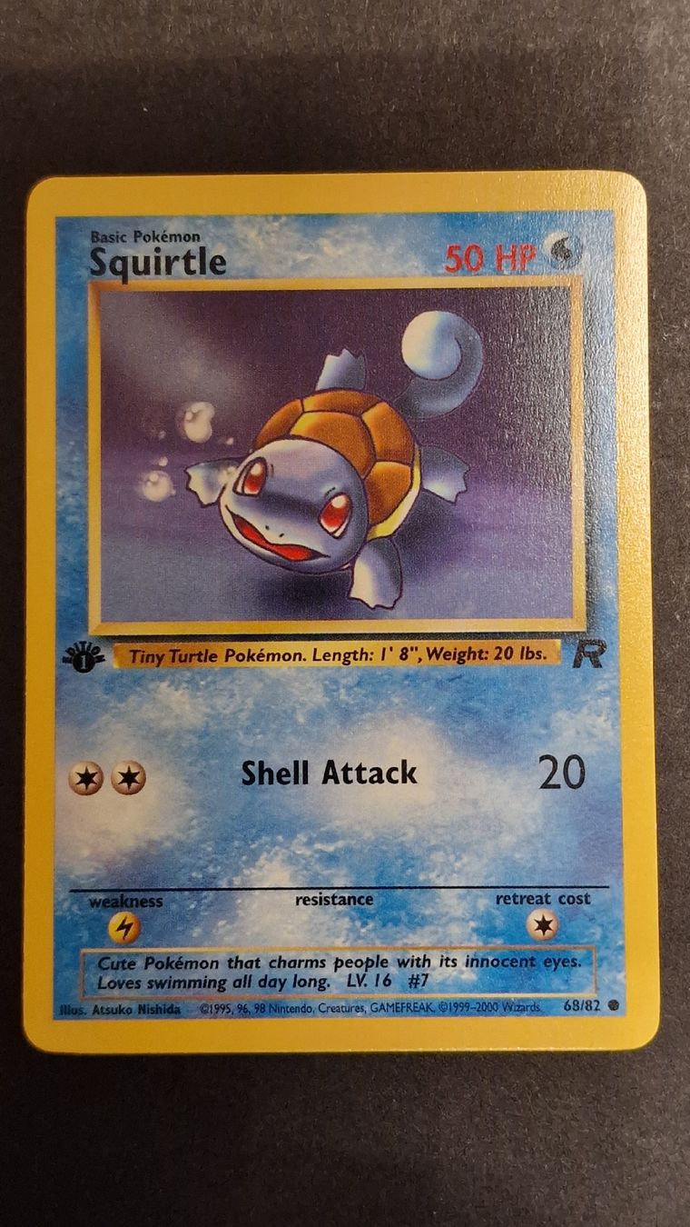 Squirtle (1st Edition) #68 - Pokemon Team Rocket (Gebraucht) in Veytaux ...