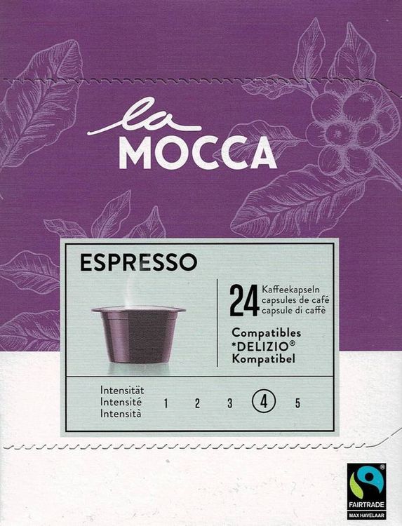 La mocca 24 Kaffeekapseln Espresso (Neu und originalverpackt) in ...