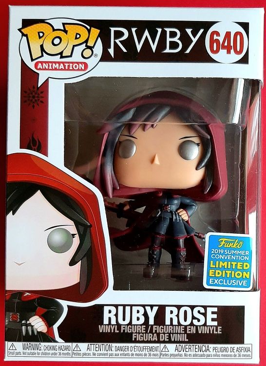 Funko Pop RWBY Ruby Rose Convention (Neu und originalverpackt) in ...