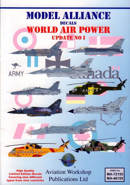 1/72 World Air Power 1 Decals (Neu und originalverpackt) in für CHF 10. ...