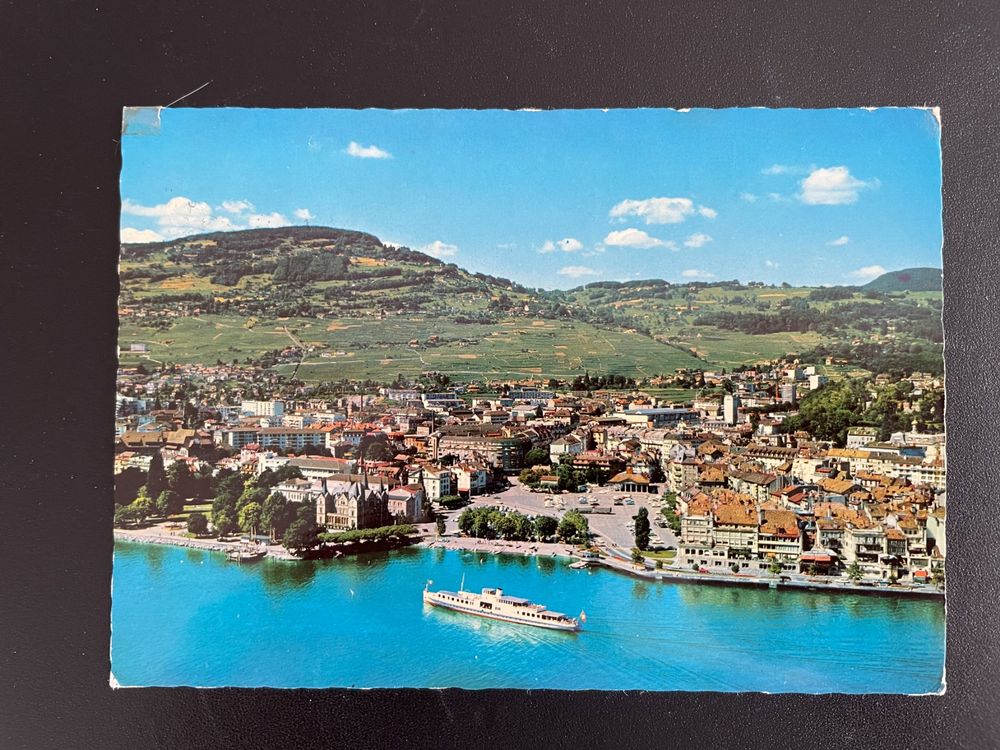 AK VD Vevey, Chardonne et Mont-Pélèrin, vue aérienne | Kaufen auf Ricardo