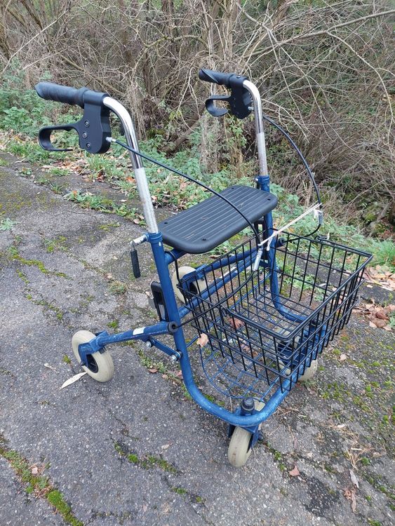 Rollator gebraucht mit Korb Gehilfe für Senioren (Gebraucht) in ...