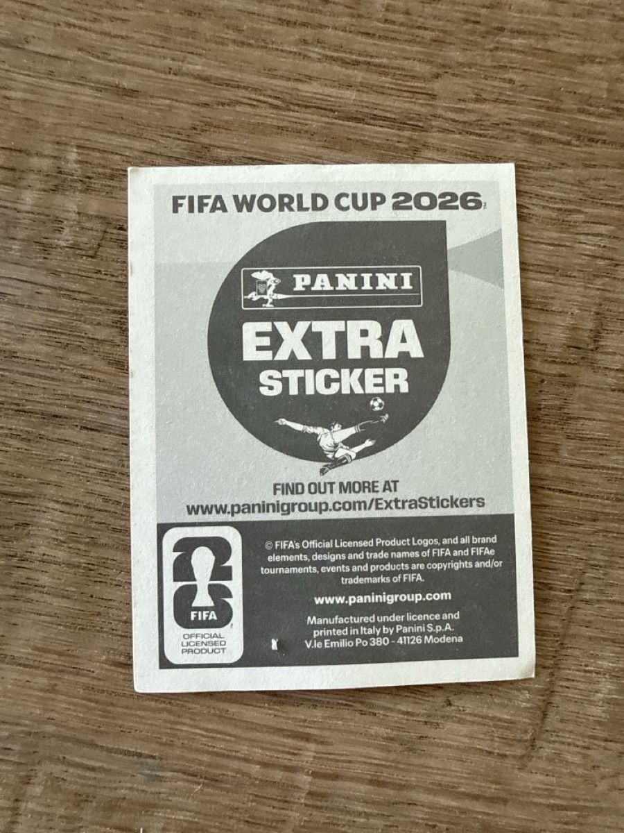 Panini Extra Sticker Erling Haaland WM 2026 (Neu (gemäss Beschreibung ...