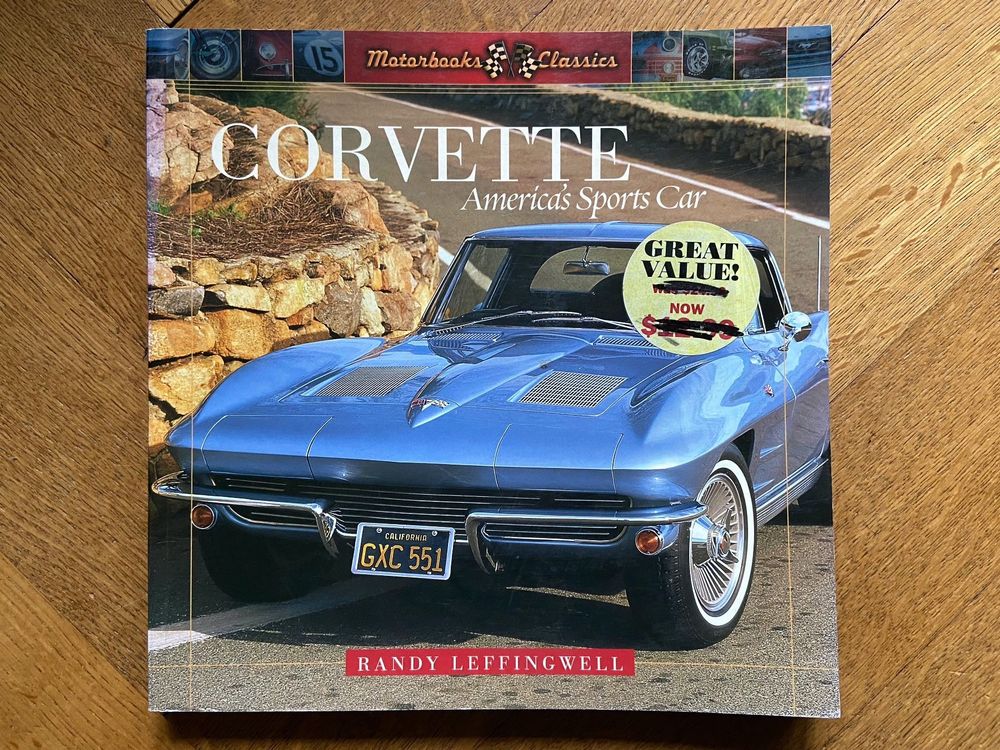 Chevrolet Chevy CORVETTE Autobuch Book Randy Leffingwell USA (Gebraucht ...