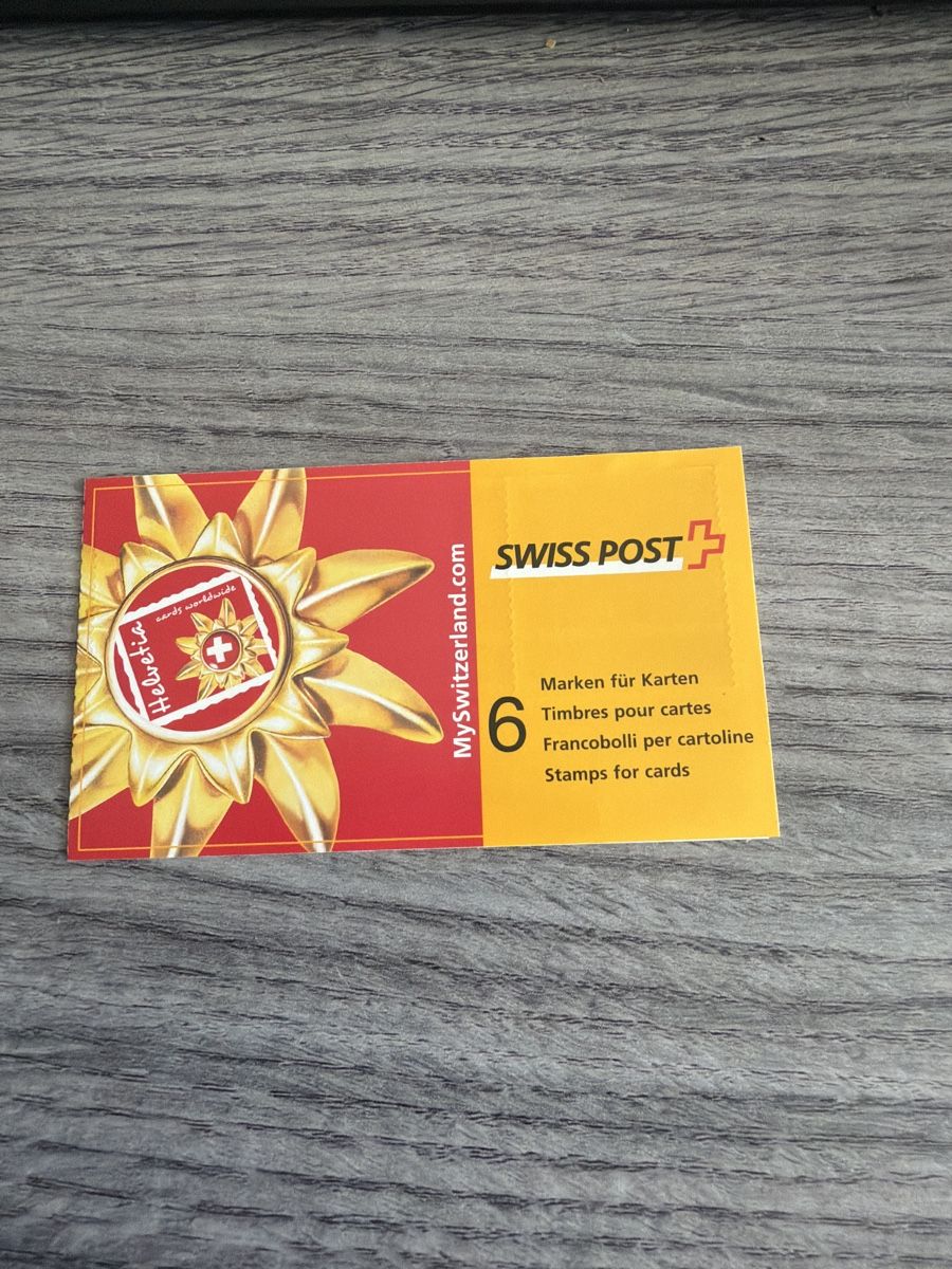 Swiss Priority Briefmarken, 6 Stk, Top Zustand! (Neu (gemäss ...