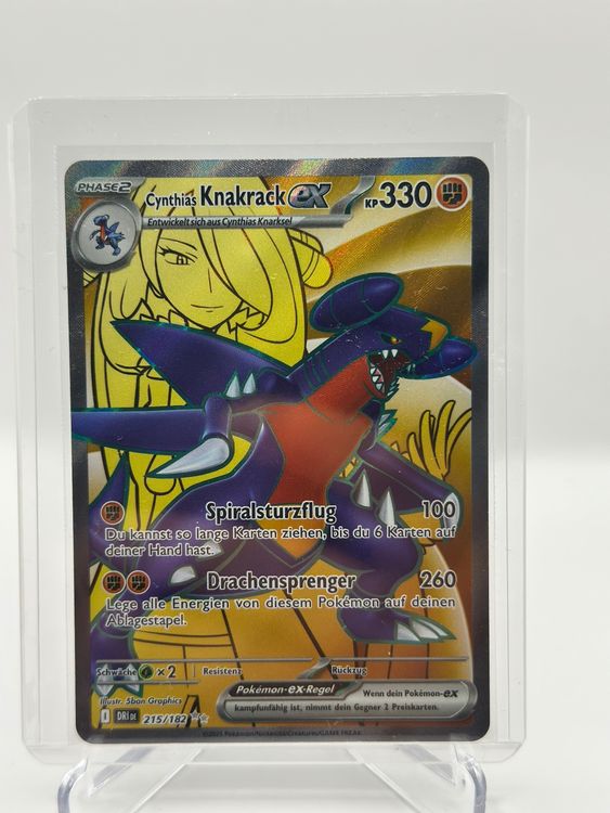 Pokemon Cynthias Knakrack ex 215 DE (Neu (gemäss Beschreibung)) in ...