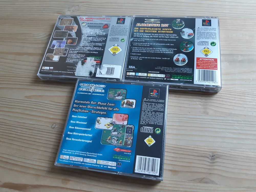 Command & Conquer PS1 Set: 1 + Alarmstufe Rot + Gegenschlag | Kaufen ...