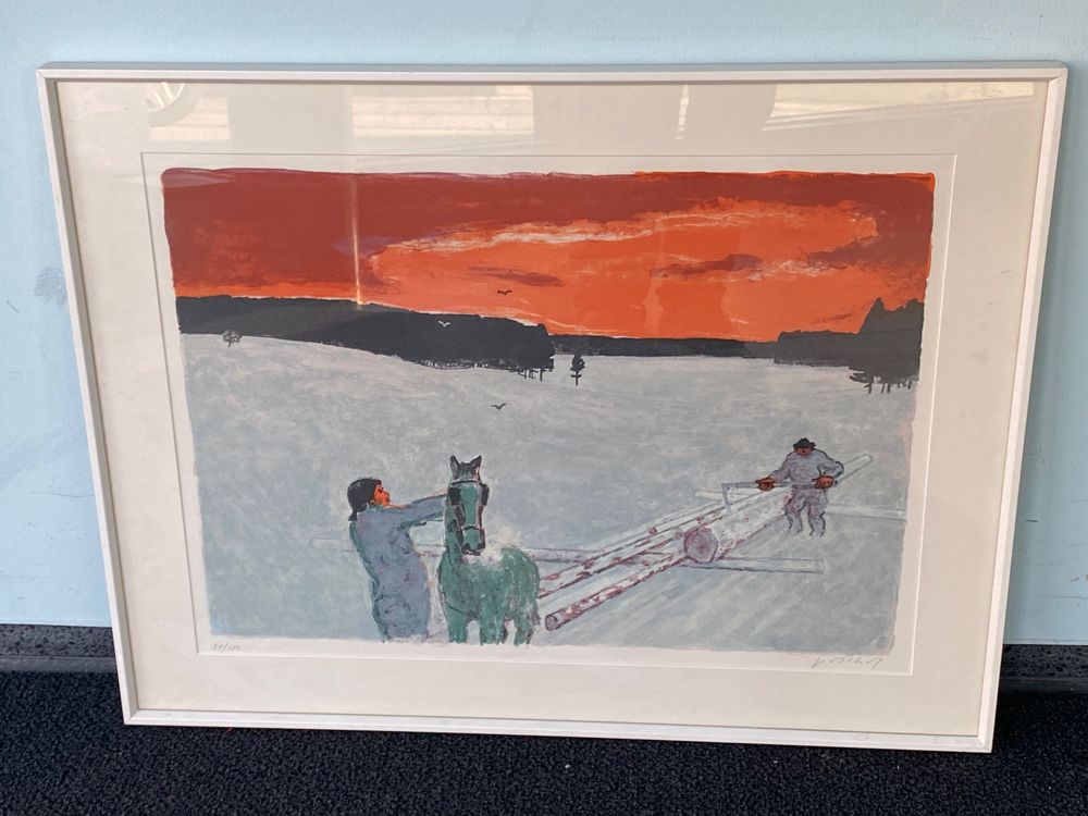 Potthof Hans / Jonny, Lithografie Zugerberg signiert (Gebraucht) in ...