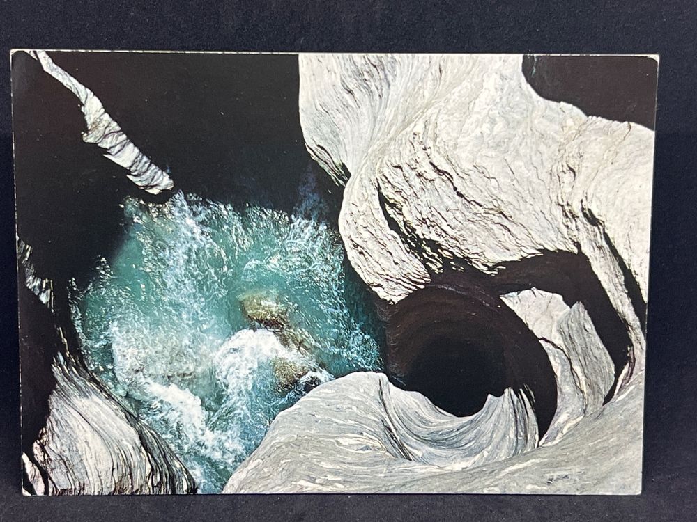 Viamala-Schlucht bei Thusis, Gletschermühle (Strudeltopf) (Gebraucht ...