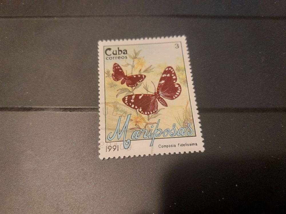 Cuba - Timbre rare de 1991 - Papillons magnifiques! | Kaufen auf Ricardo