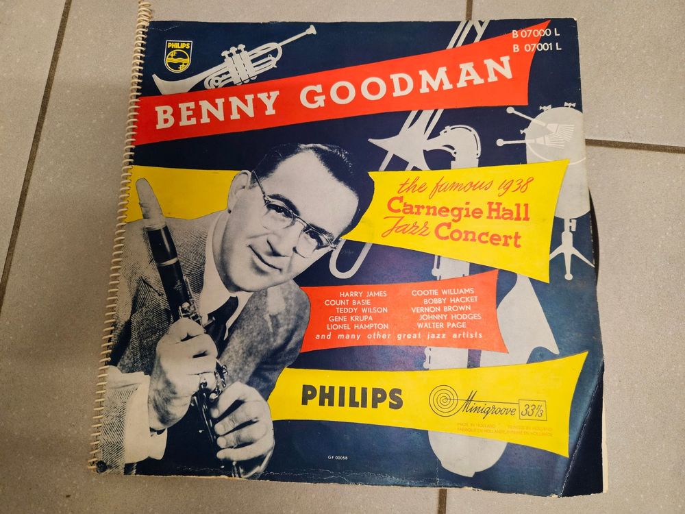 Benny Goodman - The famous 1938 Carnegie Hall Jazz Concert (Gebraucht ...