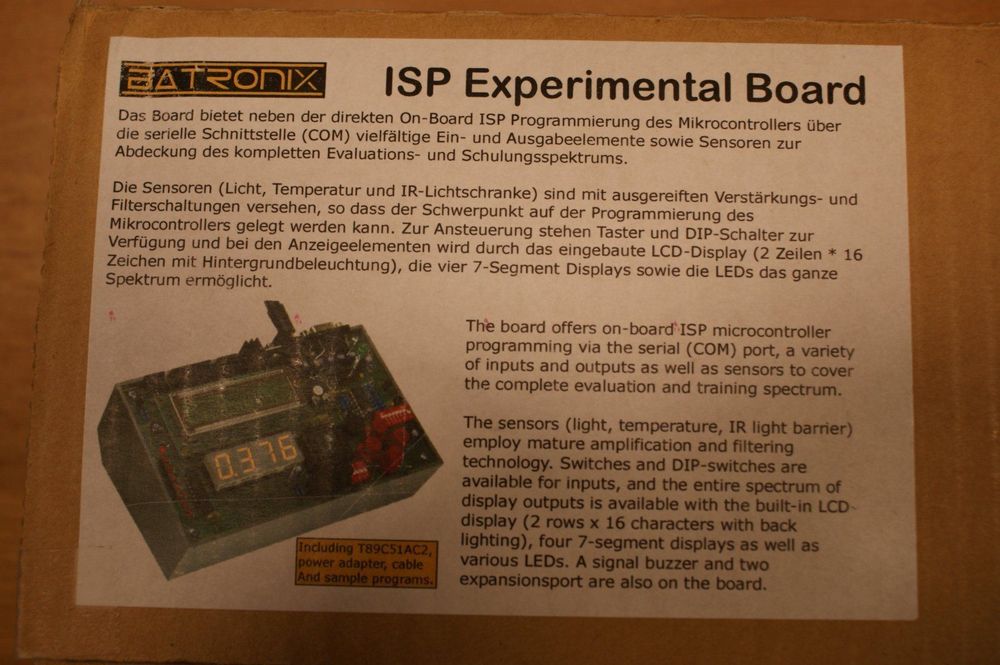 ISP Experimental Board | Kaufen auf Ricardo