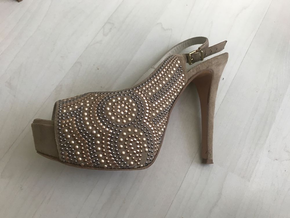 High heels Sling-Pumps, Gr. 37 von Walder Shoes (Gebraucht) in ...