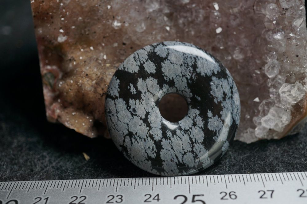 Schneeflocken Obsidian Pi Scheibe 40mm Donut ab 1.- (Neu und originalverpackt) in Eschenbach SG ...