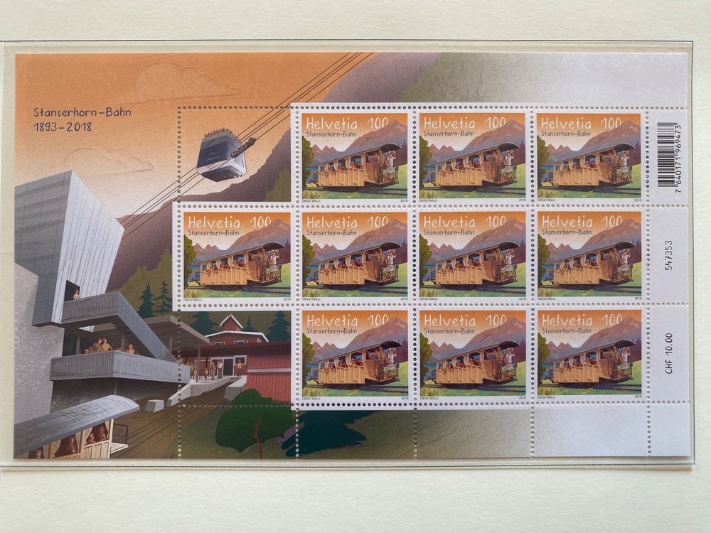 Kleinbogen - Stanserhorn Bahn - Jahr 2018 - postfrisch | Kaufen auf Ricardo