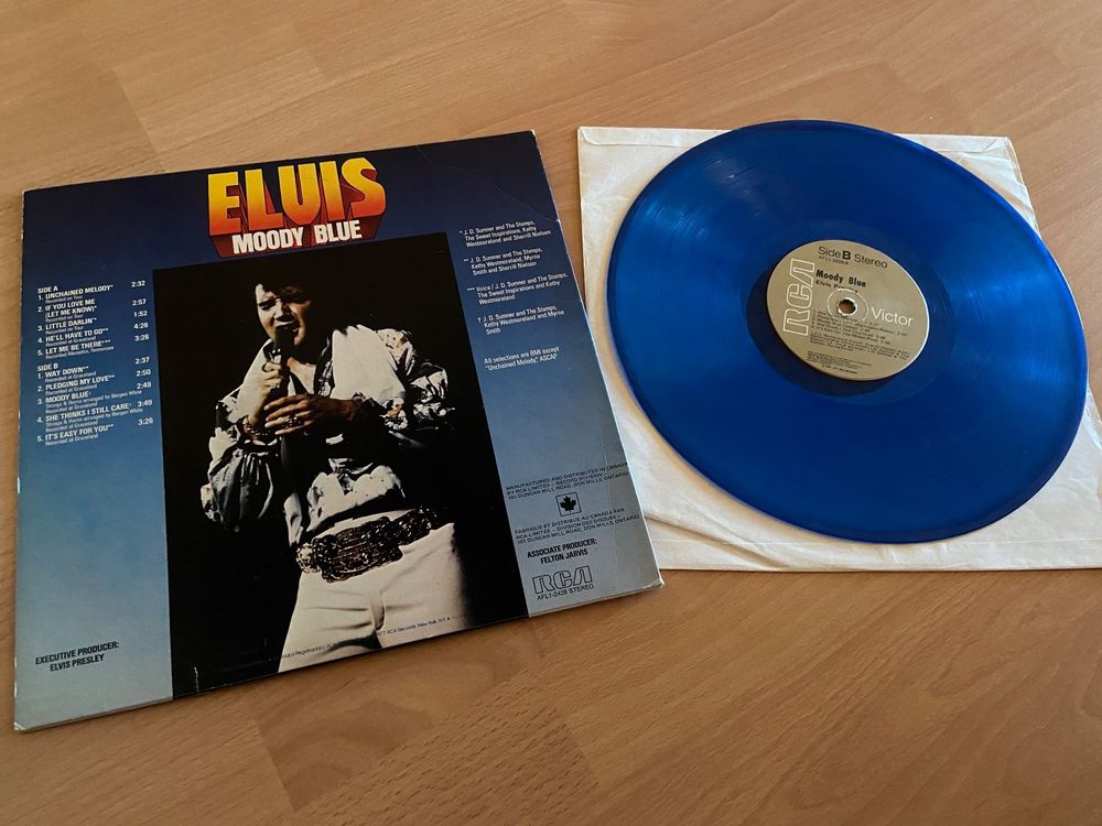 Elvis - Moody Blue / Limited Edition - blaues Vinyl | Kaufen auf Ricardo