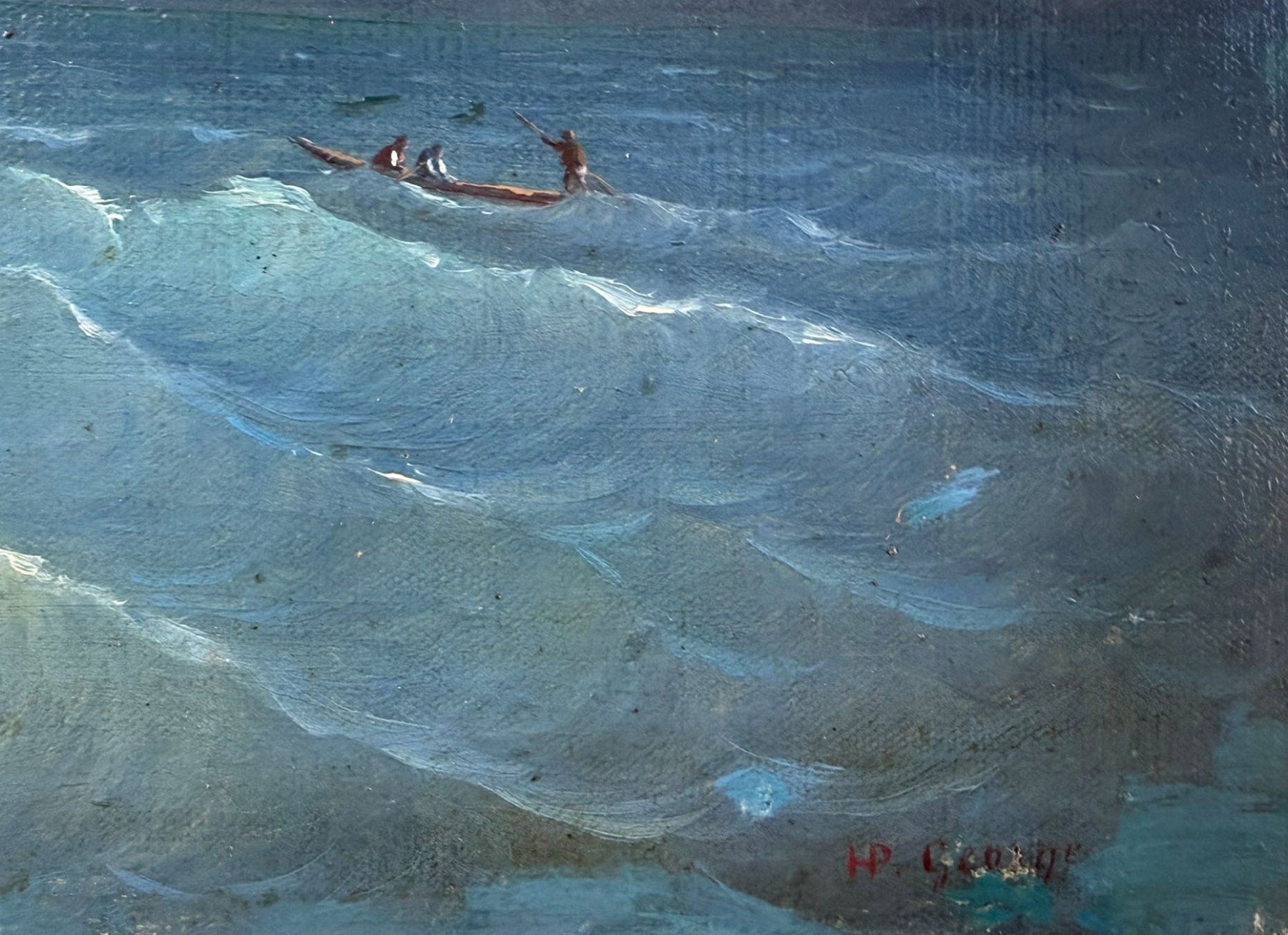 Jean-Philippe George-Julliard Urnersee Gemälde antik 19. Jhd (Gebraucht ...