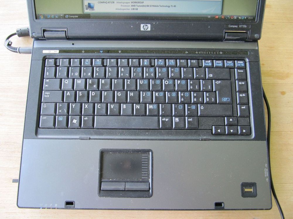 Notebook HP Compaq 6715b (Gebraucht) in Lyss für CHF 7 – mit Lieferung ...