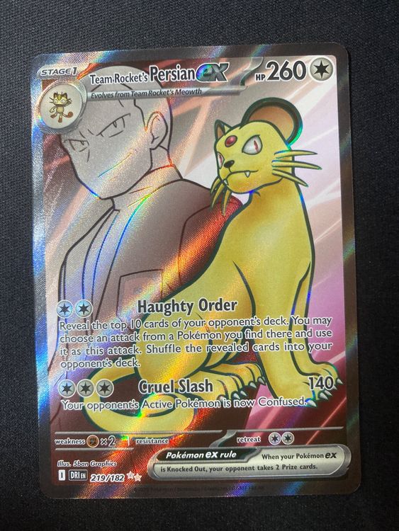 Team Rocket's Persian ex 219 Snobilikat Destined Rivals - EN (Neu ...