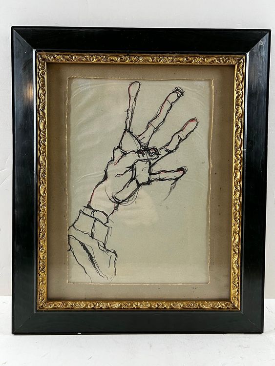 sehr alte Handzeichnung mit Antike Rahmen (D'occasion) à Neuhausen am Rheinfall pour CHF 860 ...