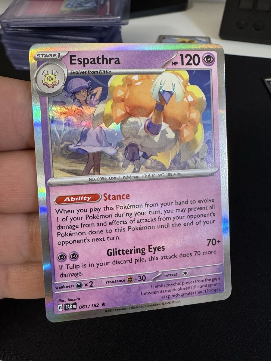 Espathra 081/182 – Paradox Rift – Pokémon Karte – Englisch (Neu (gemäss ...