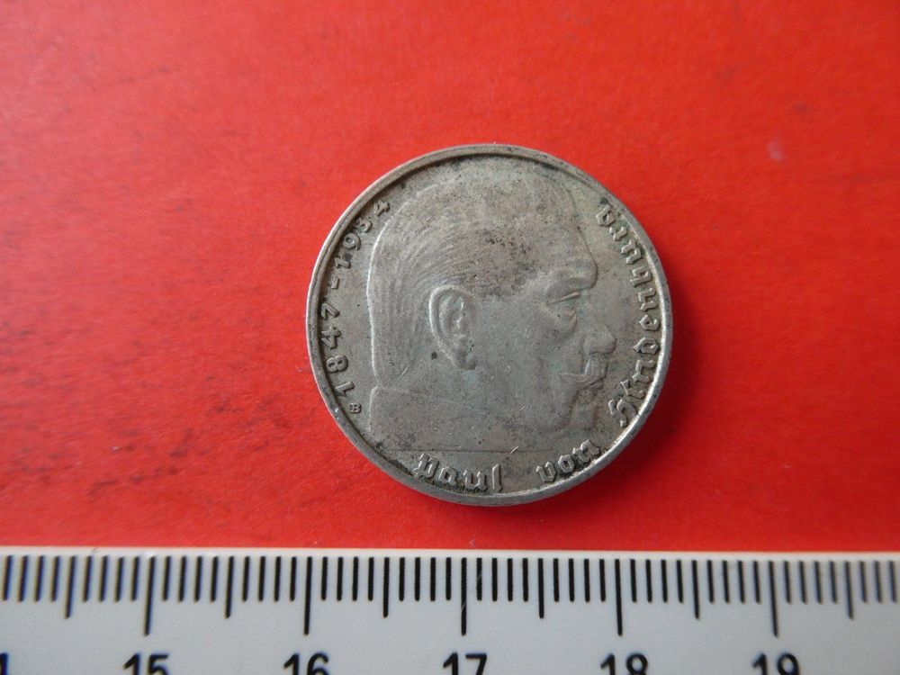 Dt. Reich 1938 B, 2 Reichsmark - Silber (Gebraucht) in Hinterforst für CHF 9 – mit Lieferung auf ...