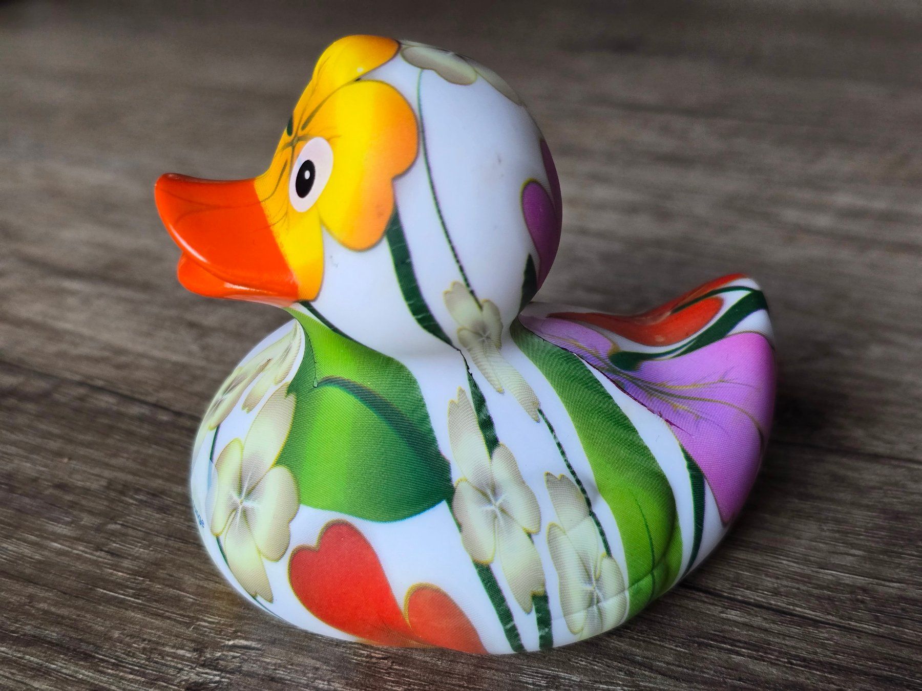 Lufthansa First Class Badeente Gummiente Ente Flower Power (Neu (gemäss ...