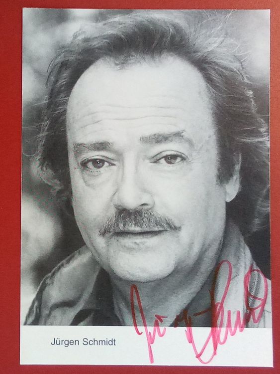 Jürgen Schmidt 1938-2004 Autogramm Fotopostkarte 10x15cm (Gebraucht) in Bischofszell für CHF 5 ...
