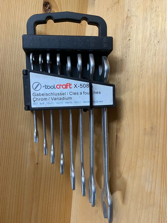 Gabelschlüssel-Set, toolcraft X-508A (Neu und originalverpackt) in ...