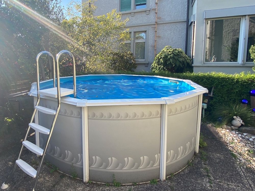 Pool rund 12'000l (Gebraucht) in Winterthur für CHF 500 – nur Abholung ...
