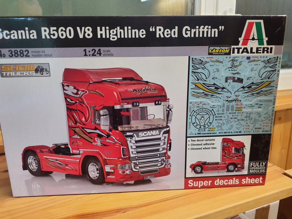 Italeri, Scania Red Griffin, No 3882 (Neu und originalverpackt) in ...