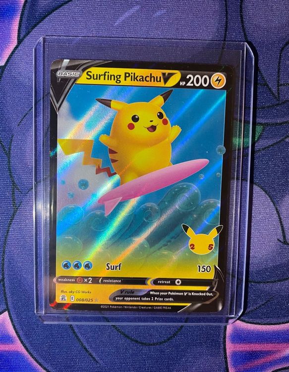 Pokemon Celebrations Surfing Pikachu V | Kaufen auf Ricardo