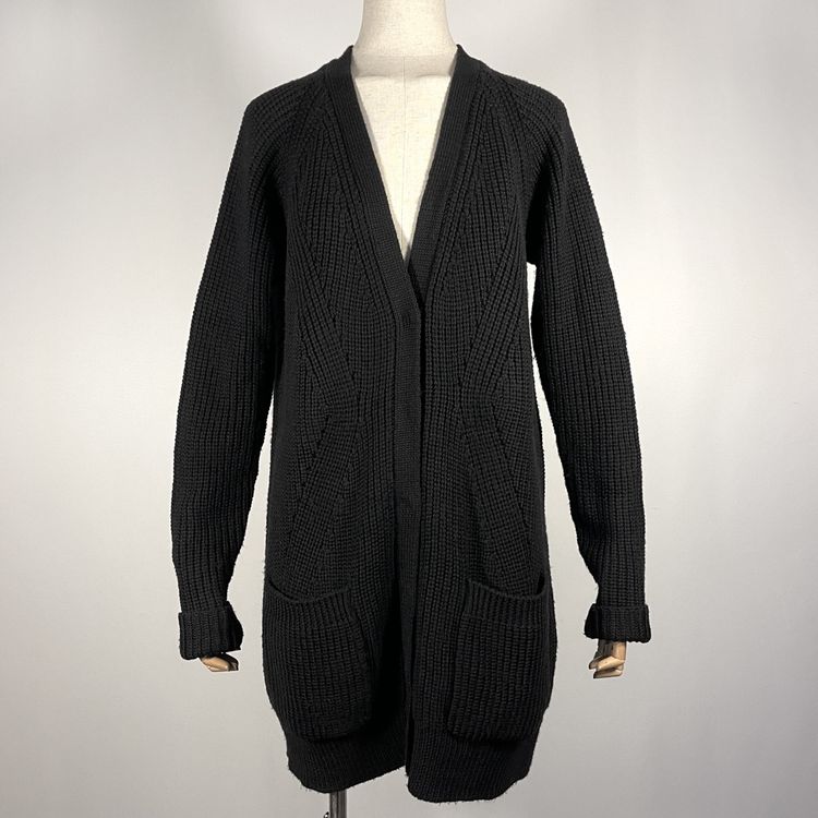 P.A.R.O.S.H. Black Wool Cardigan (Neu (gemäss Beschreibung)) in ...