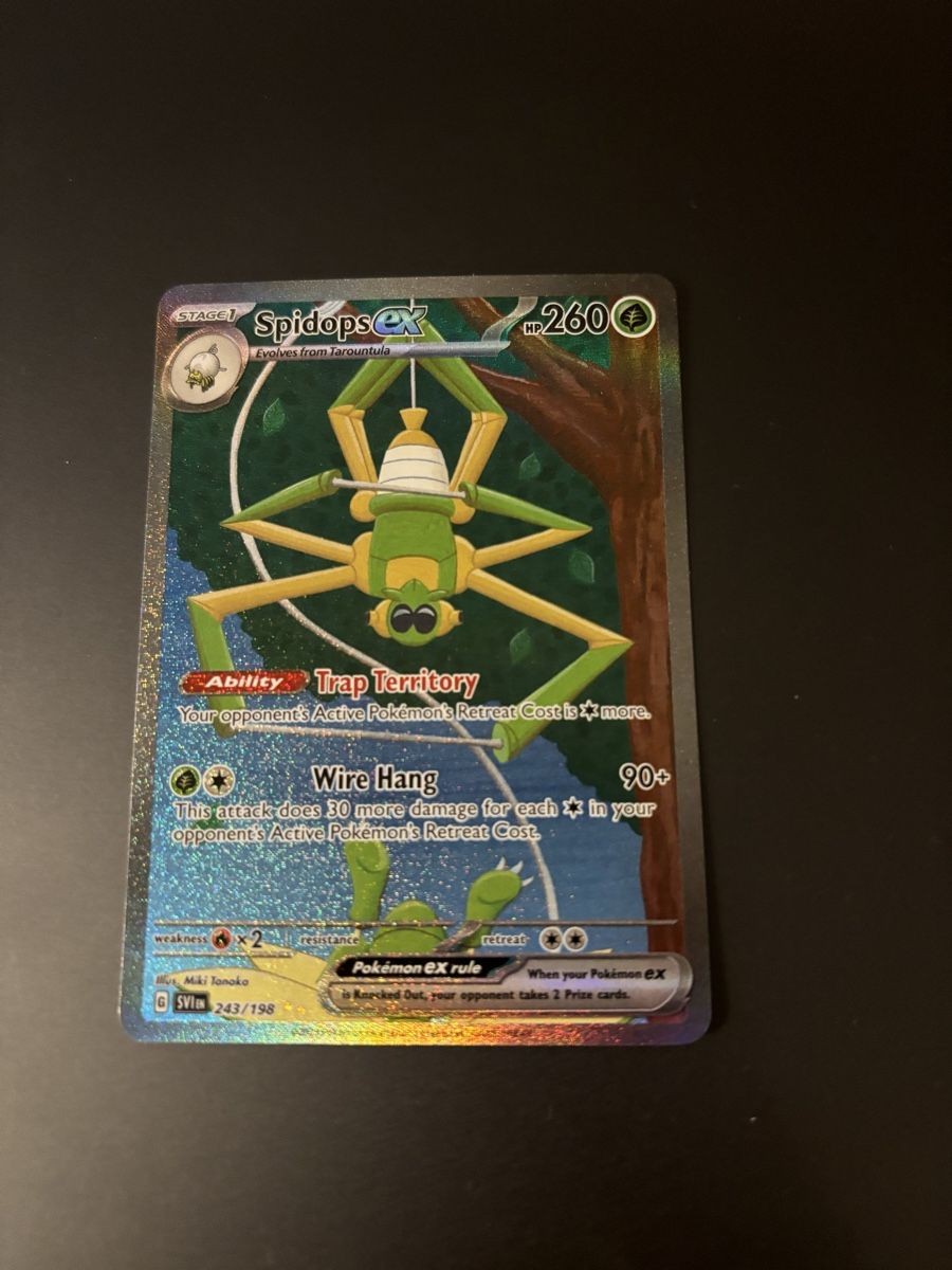 Spidops ex - Pokemon carta - Full Art Rare - Mint (Nuovo (secondo la ...