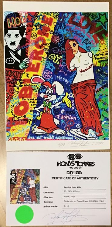 Interessante Pop Art Lithographie Unleserlich Signiert (Gebraucht) in Root für CHF 10 – mit ...