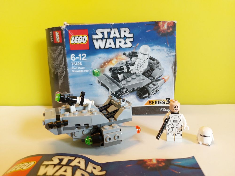 LEGO STAR WARS 75126 - First Order Snowspeeder inkl. OVP +BA (Gebraucht ...