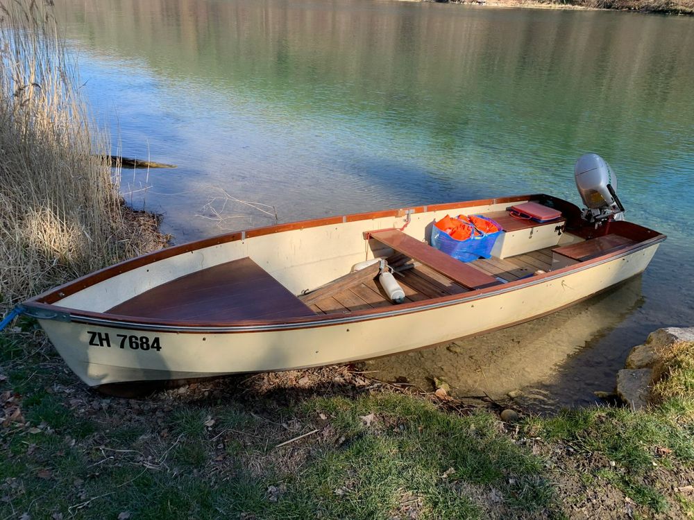 *Motorboot Mändli* MIT Strassentrailer (Gebraucht) in Eglisau für CHF 4990 – nur Abholung auf ...