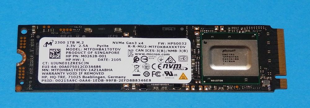 Micron NVMe Gen3 x4 1 TB (Gebraucht) in Bern für CHF 42 – mit Lieferung ...