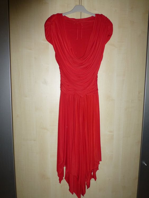 Kleid Cocktailkleid Abendkleid Partykleid rot Gr 6 (34/36) (Gebraucht ...